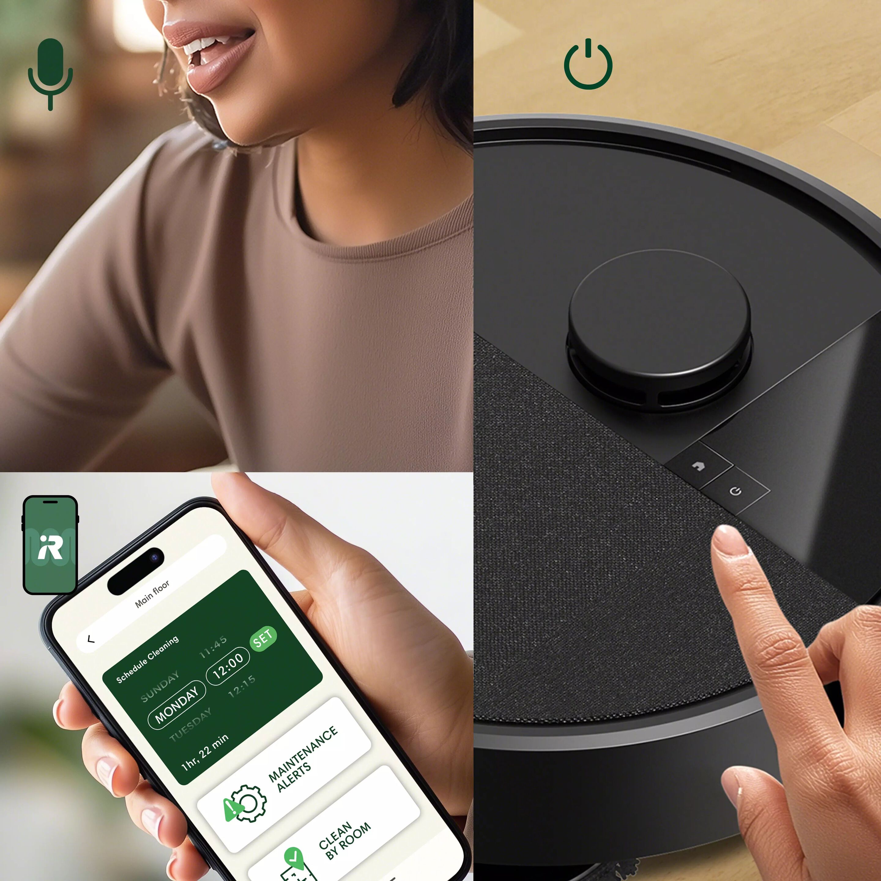 Roomba® Plus 405 Combo robot | BLACK