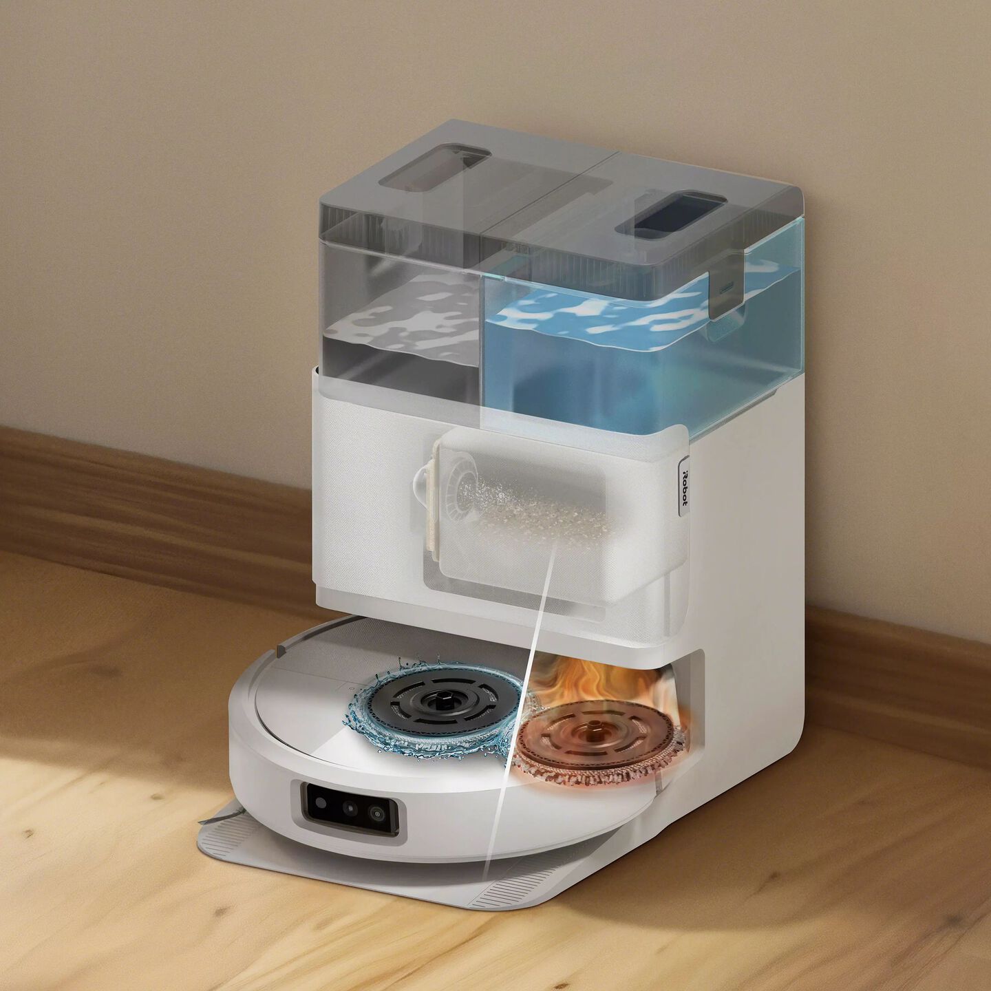 Roomba® Plus 505 Combo robot + AutoWash™ dock | WHITE