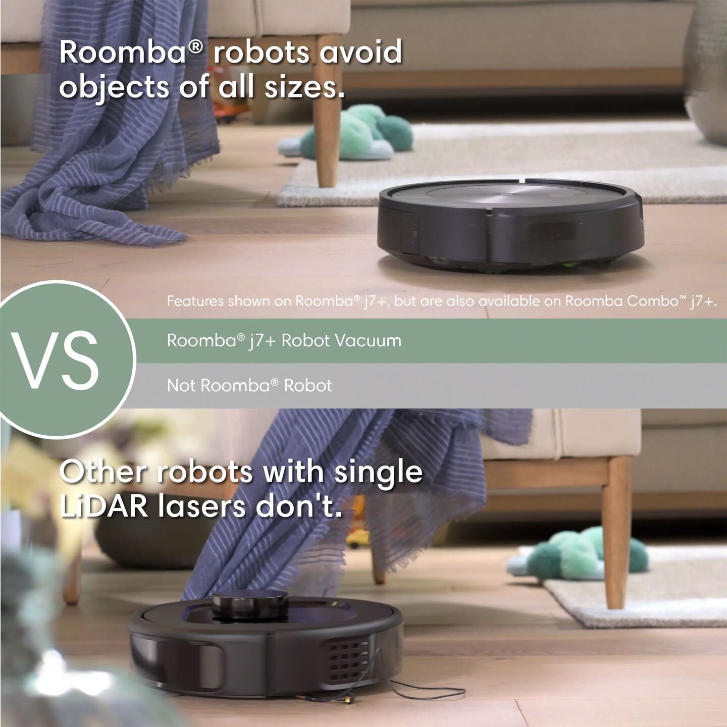 Roomba® j7+ | Top-Rated Self-Emptying Robot Vacuum | iRobot®